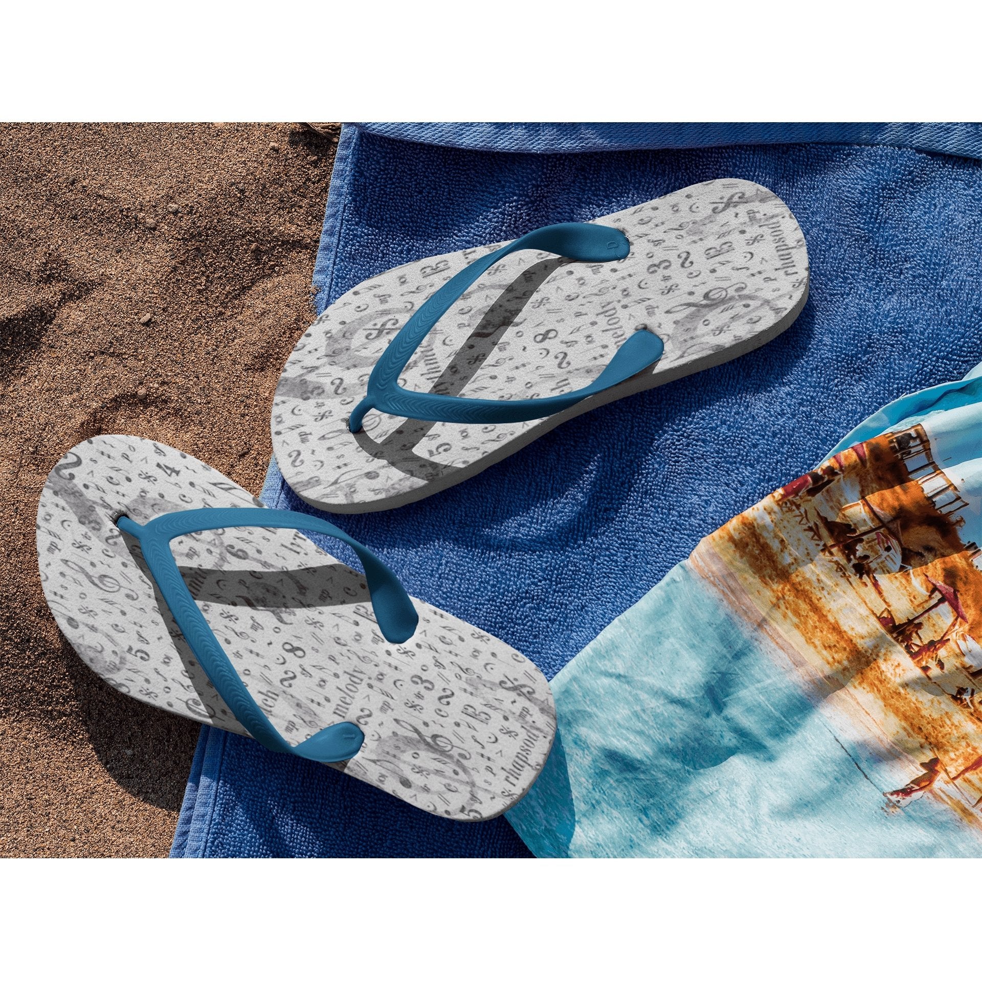 Music Note Flip Flops | Music Gifts Depot