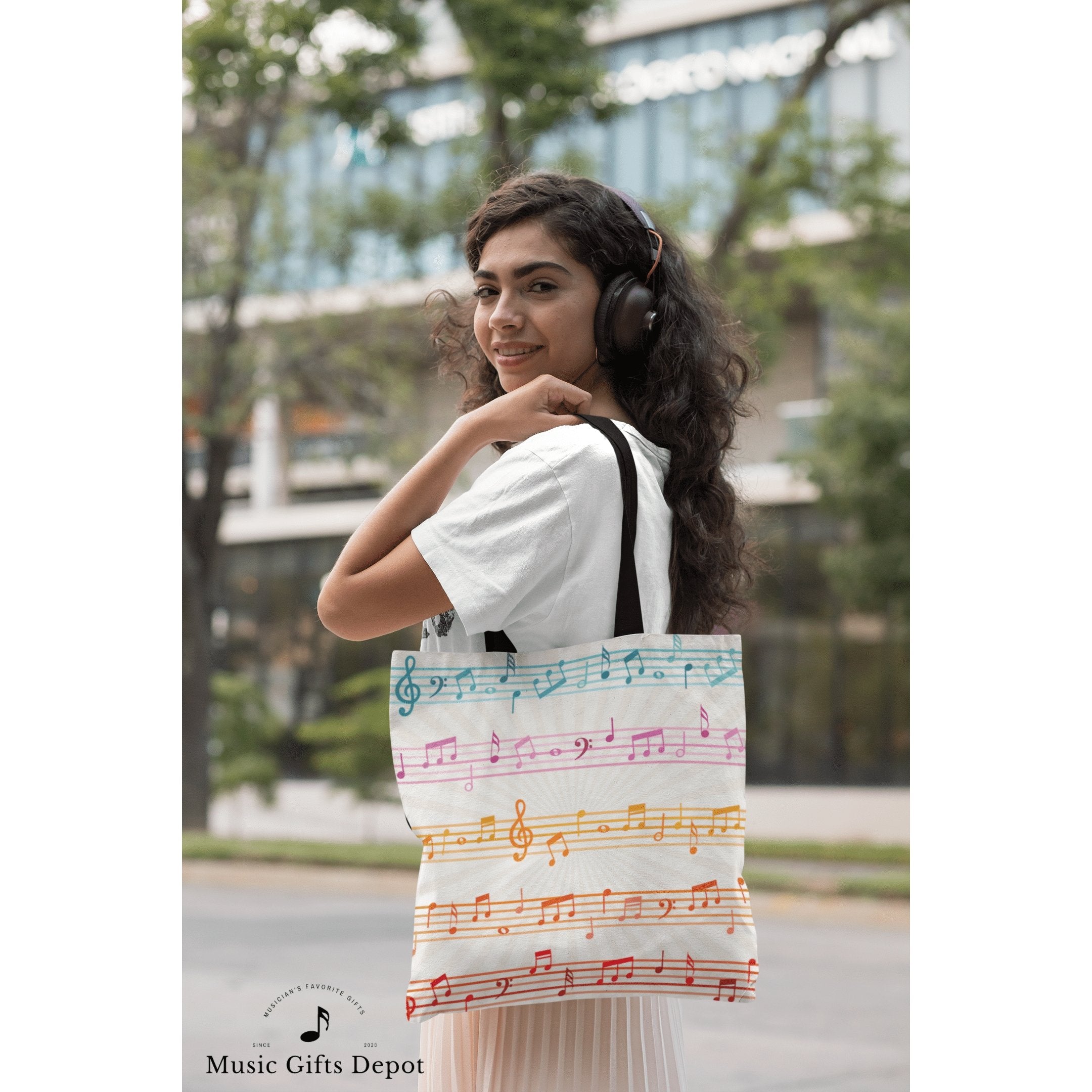 Music Note Tote Bag | Music Gifts Depot